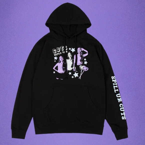 Olivia Rodrigo | Tops | Olivia Rodrigo Guts World Tour Hooded ...